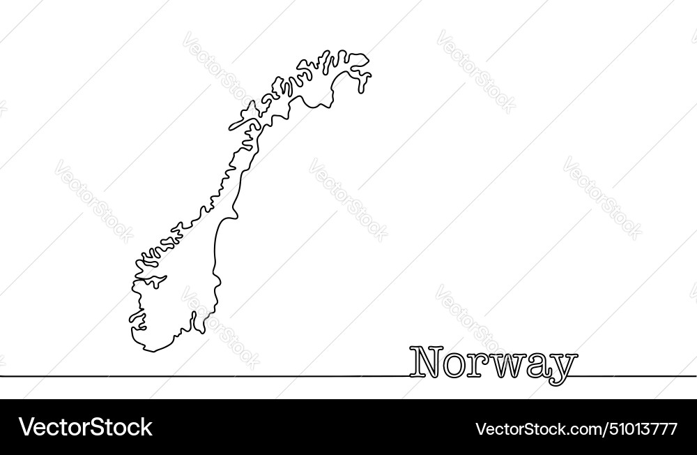 Norway Royalty Free Vector Image - VectorStock