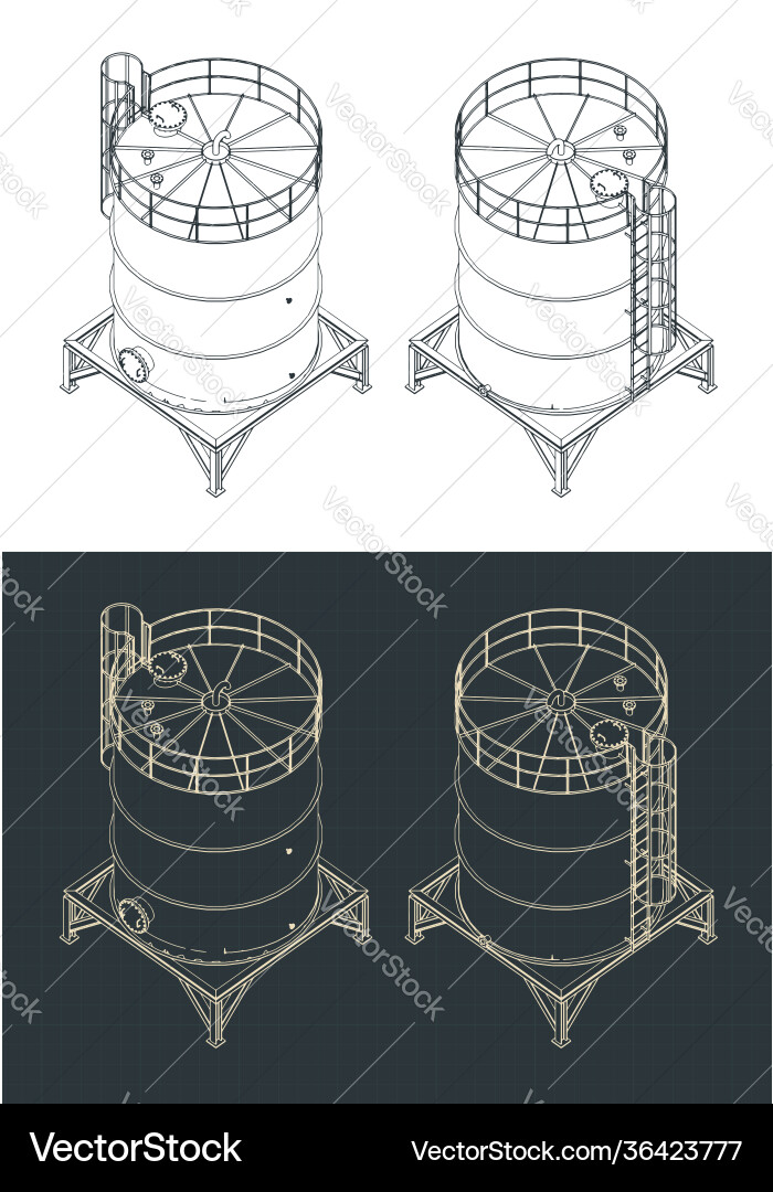Industrial Tank Drawing
