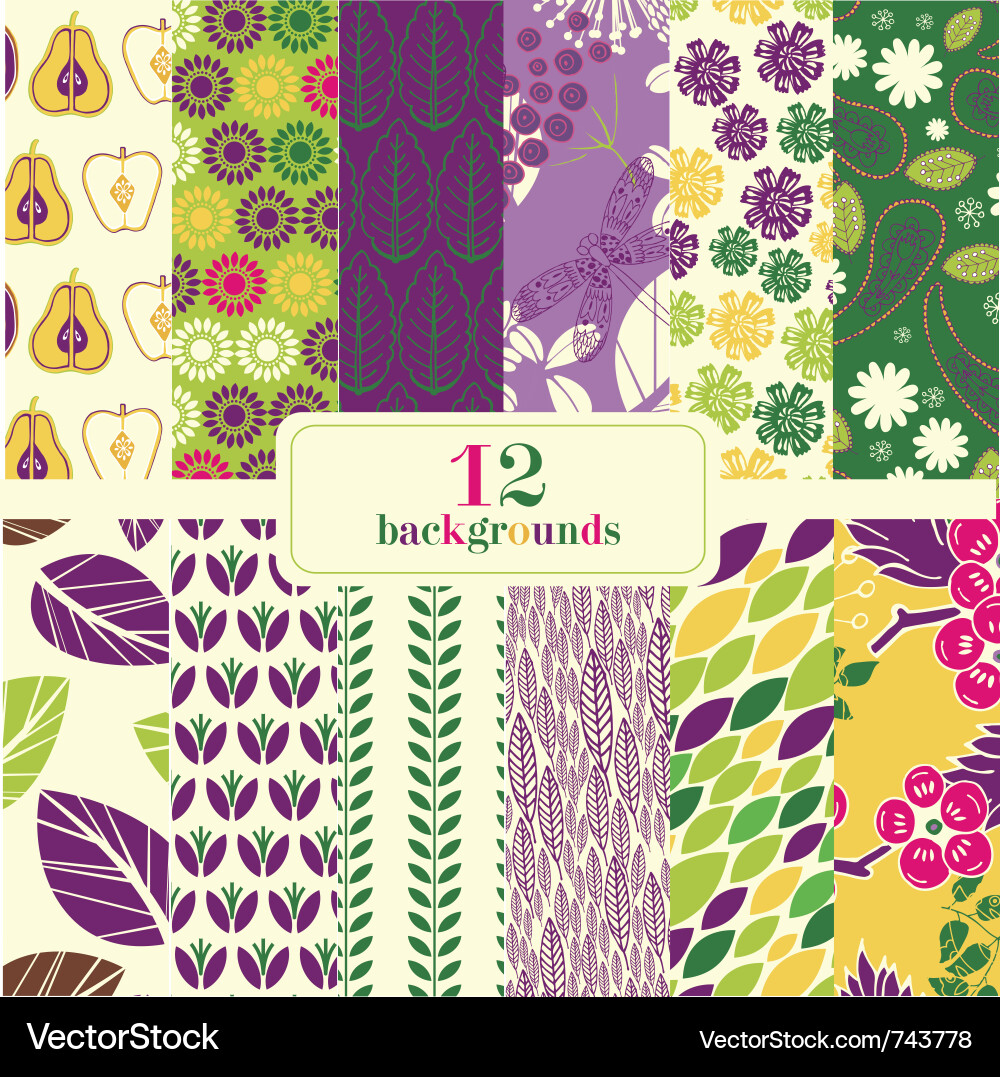 Classic patterns Royalty Free Vector Image - VectorStock