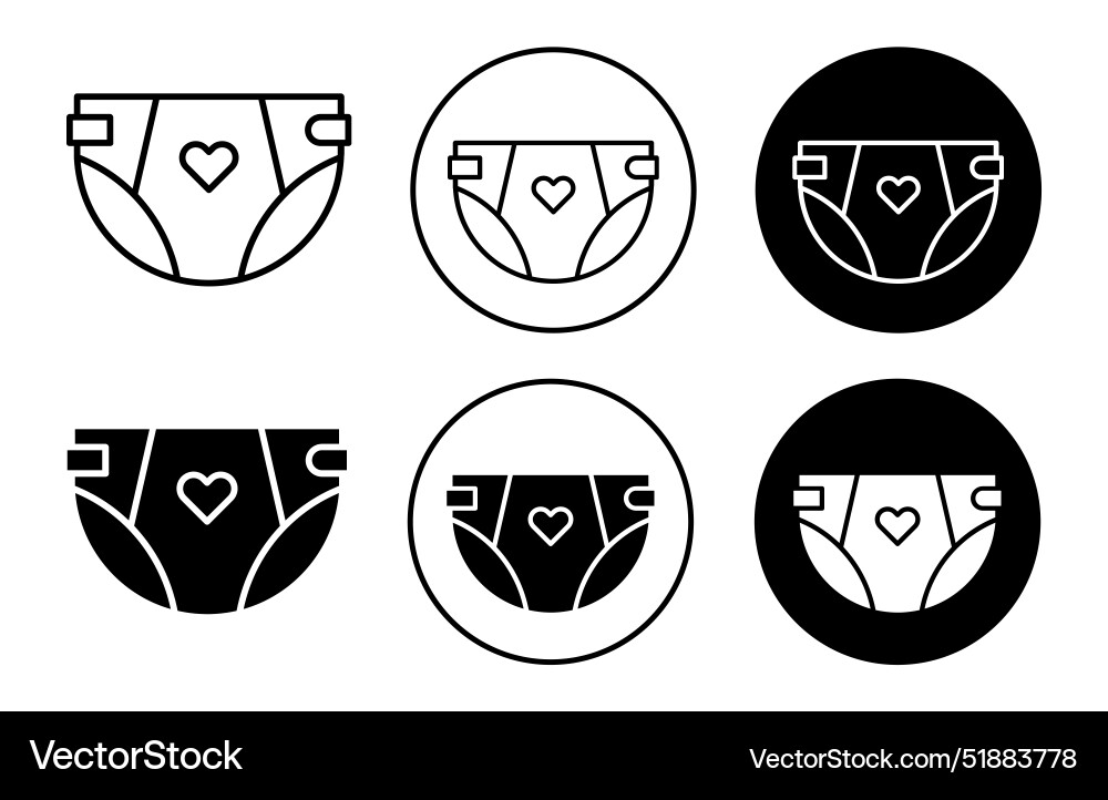 Diaper icon Royalty Free Vector Image - VectorStock