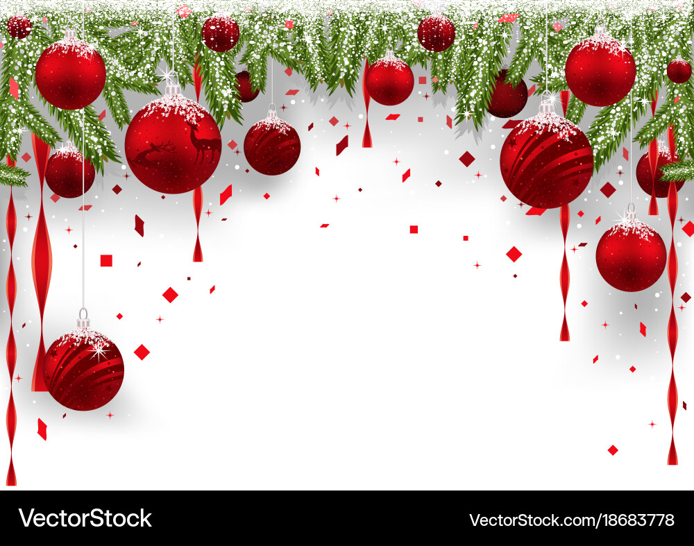 Festive Christmas Background Royalty Free Vector Image