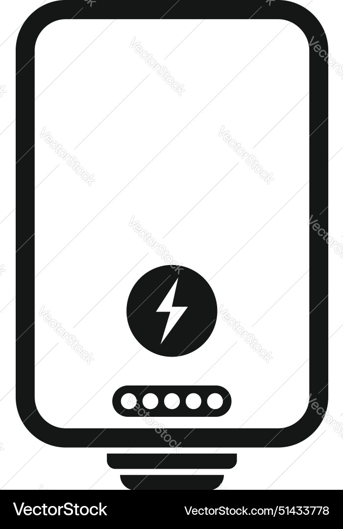 Power bank icon Royalty Free Vector Image - VectorStock