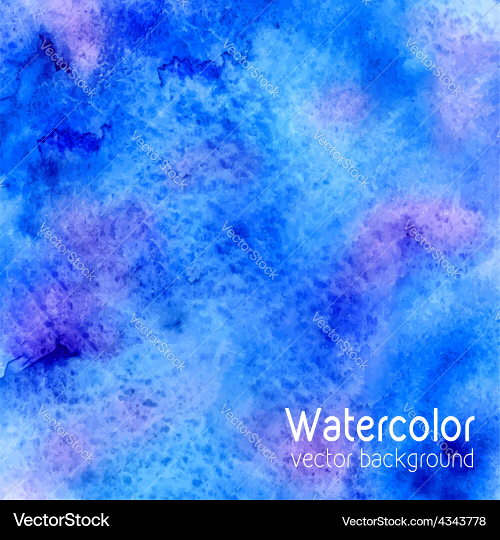 Watercolor Splatter Background Royalty Free Vector Image