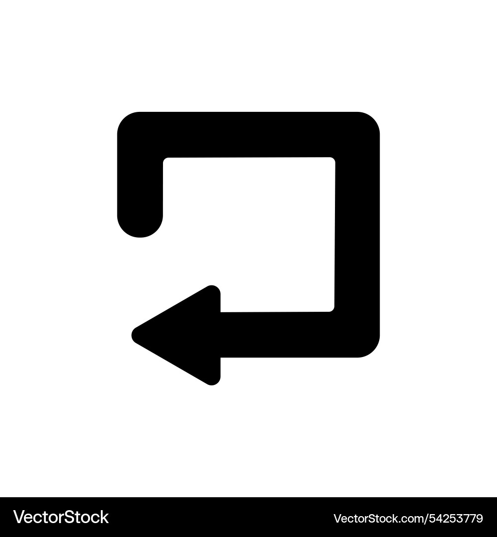 Square arrow icon Royalty Free Vector Image - VectorStock