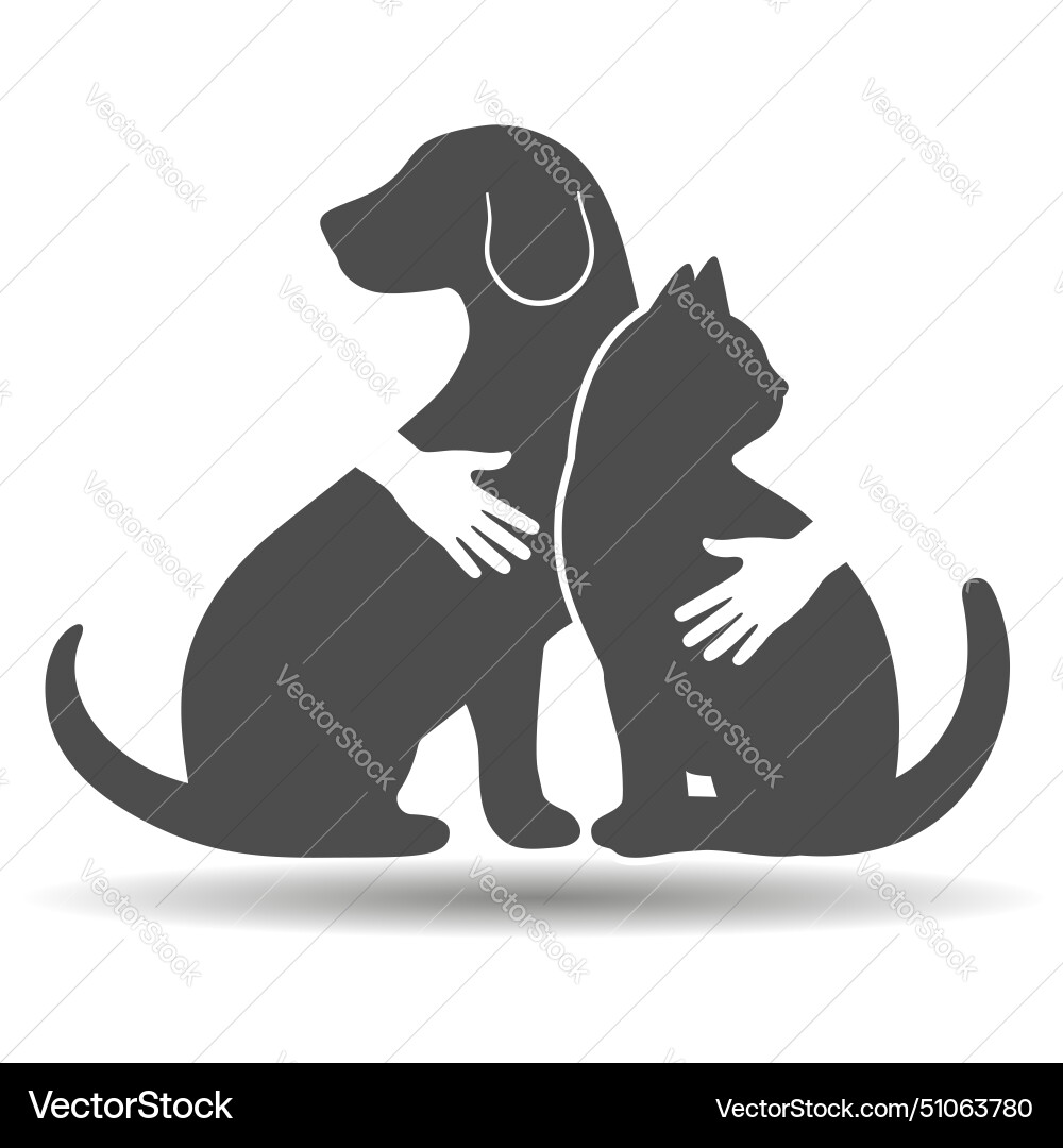 Pet care symbol Royalty Free Vector Image - VectorStock