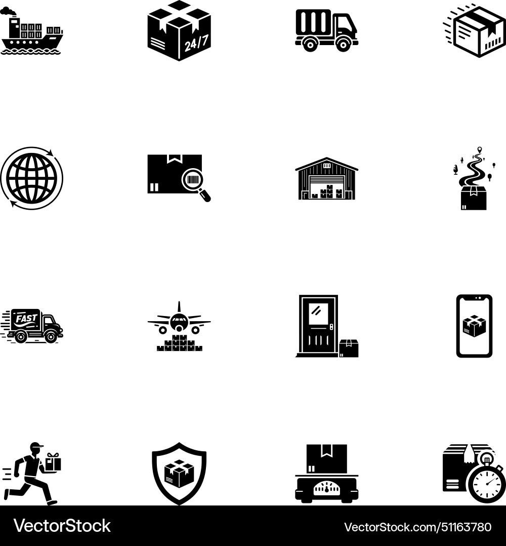Shipping delivery icon - expand to any size Vector Image
