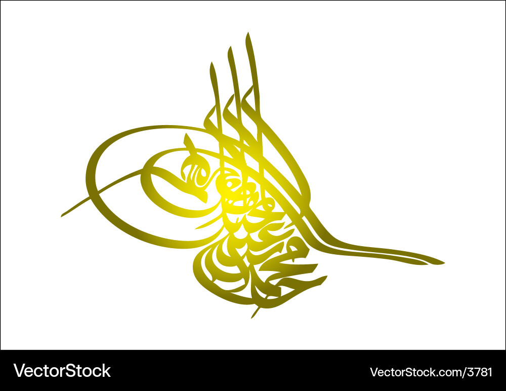 Osmanisches Reich Hintergrund Lizenzfreies Vektorbild