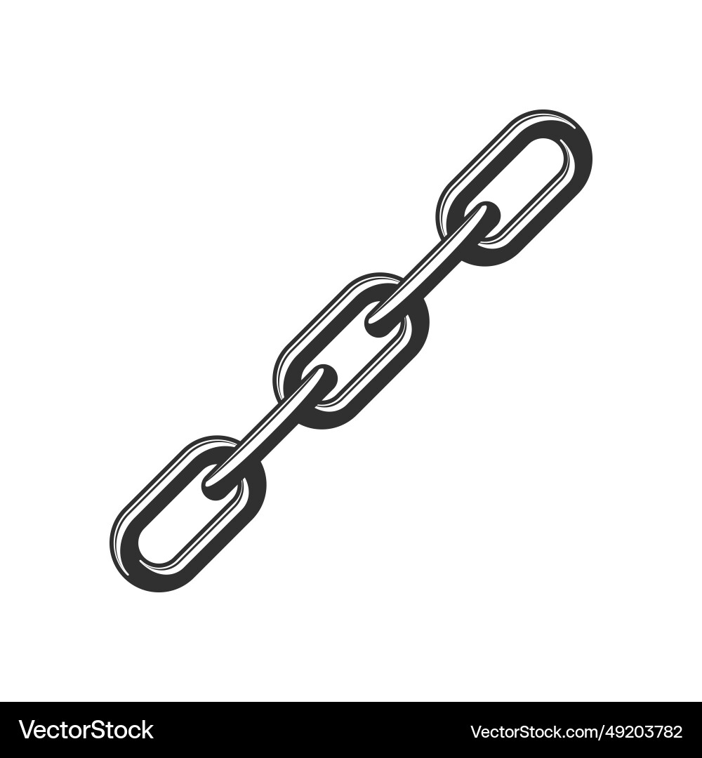 Black chain frame Royalty Free Vector Image - VectorStock