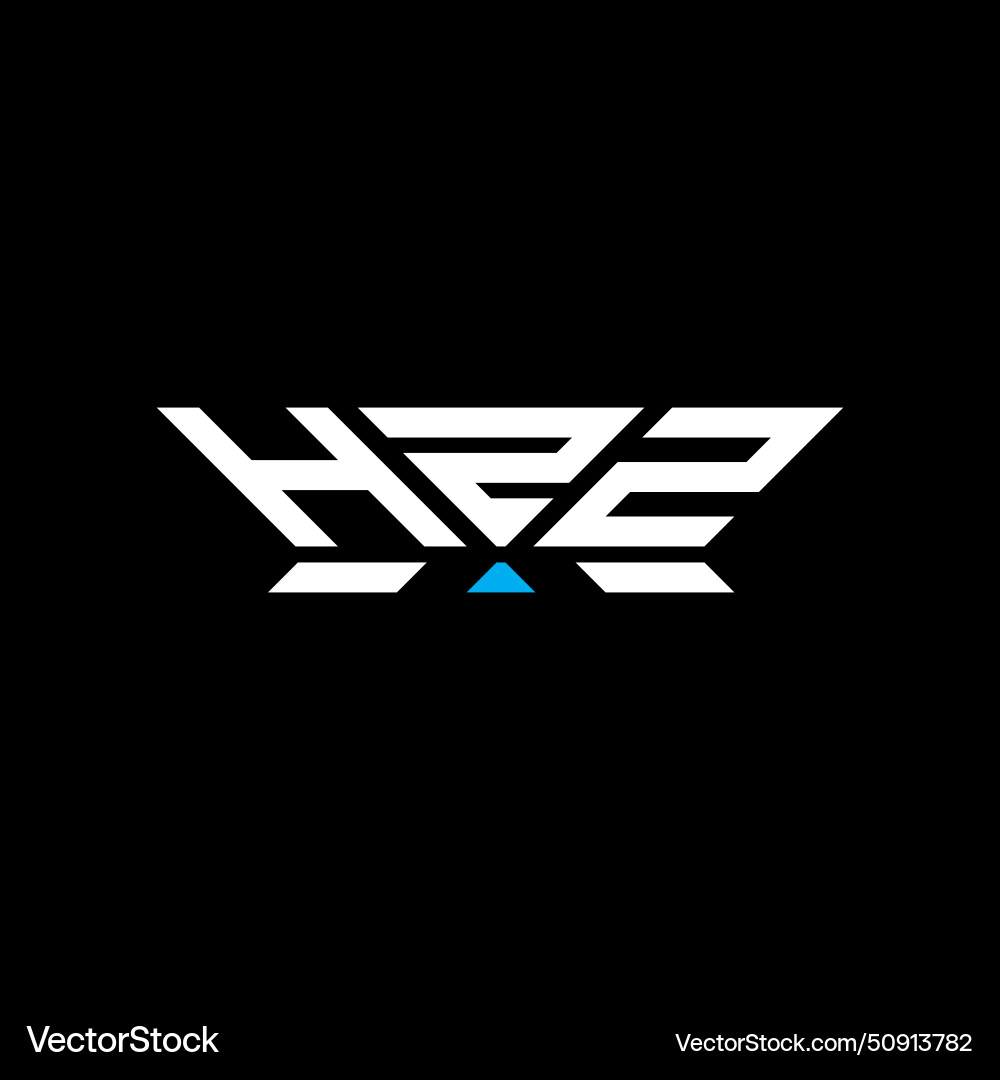 Hzz letter logo design simple and modern Vector Image
