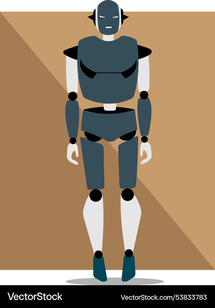 A robot Royalty Free Vector Image - VectorStock