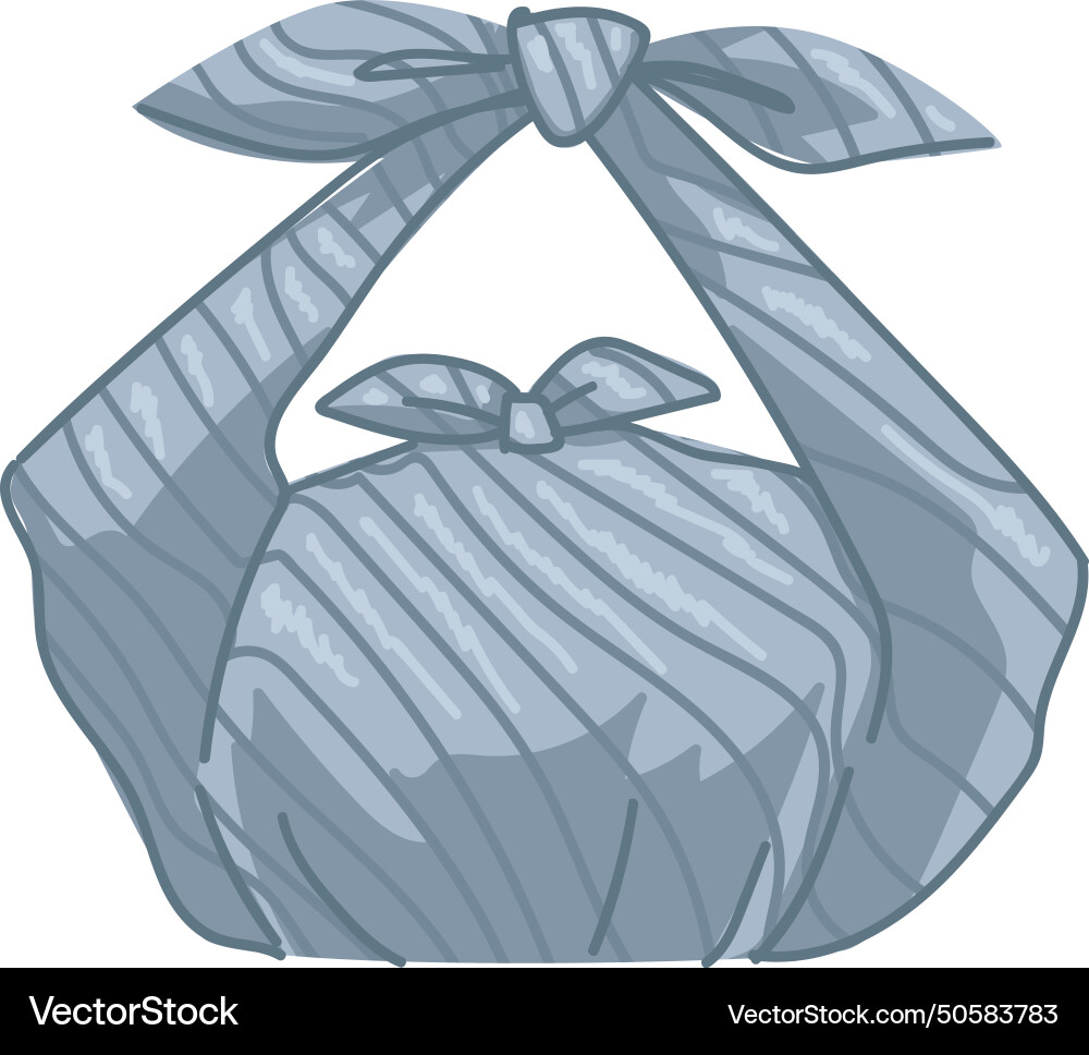 Bag or ecological packaging japanese packing Vector Image