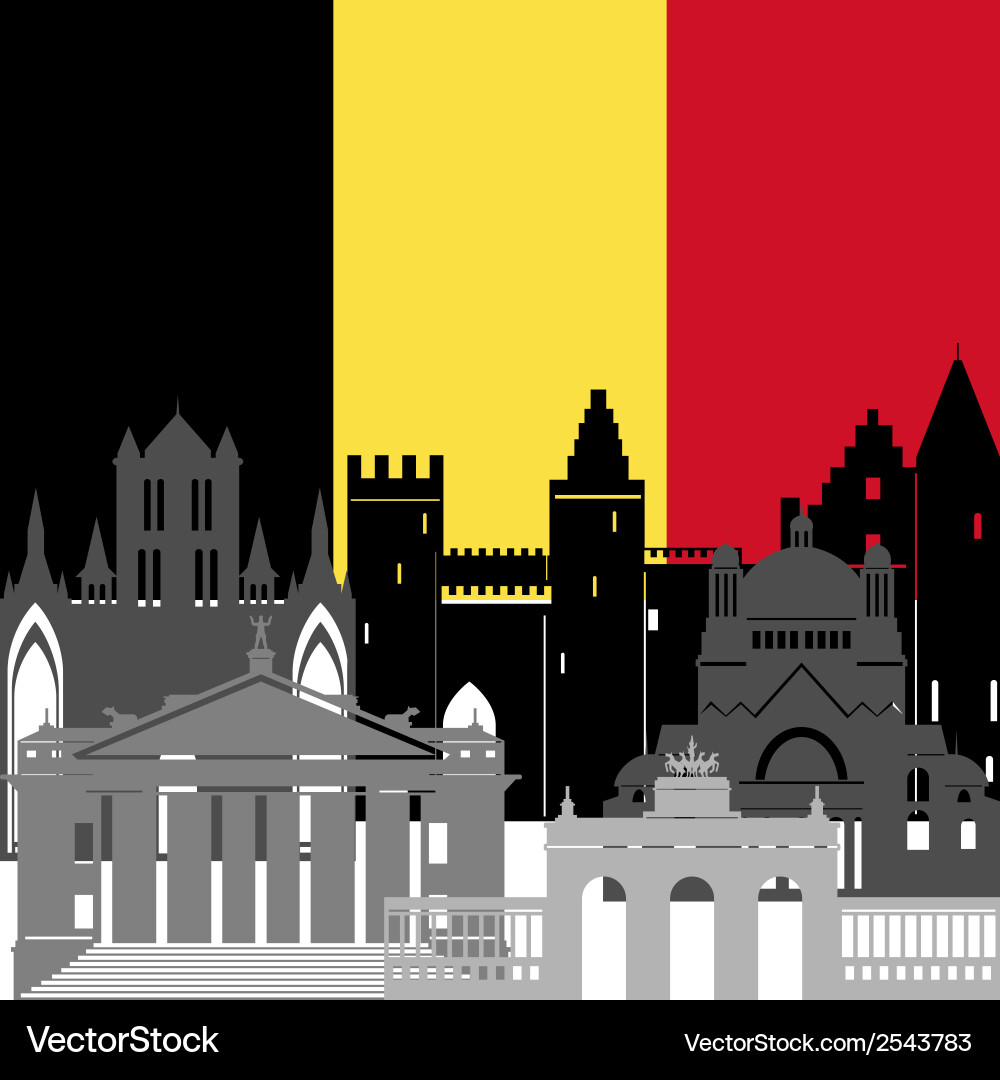 Belgium Royalty Free Vector Image - VectorStock