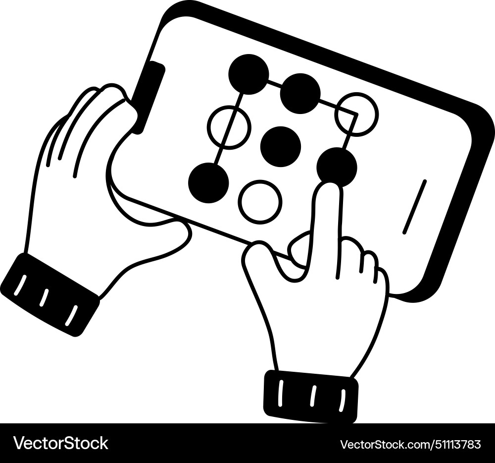 Mobile pattern Royalty Free Vector Image - VectorStock