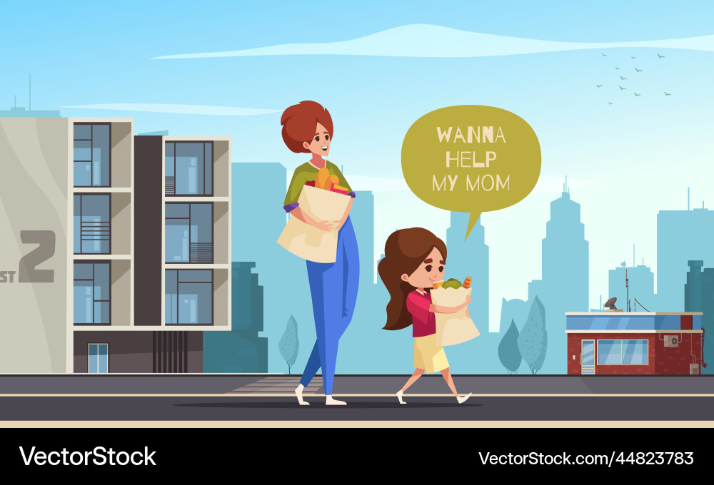 Well-behaved children Royalty Free Vector Image