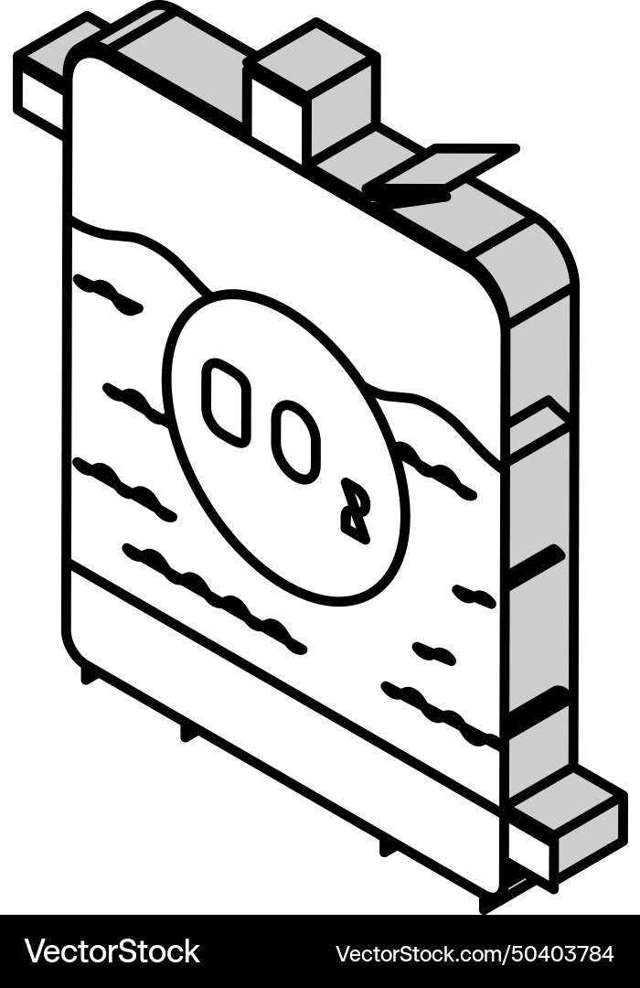 Carbonation beer production isometric icon Vector Image