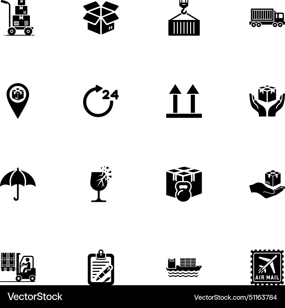 Logistics icon - expand to any size change Vector Image