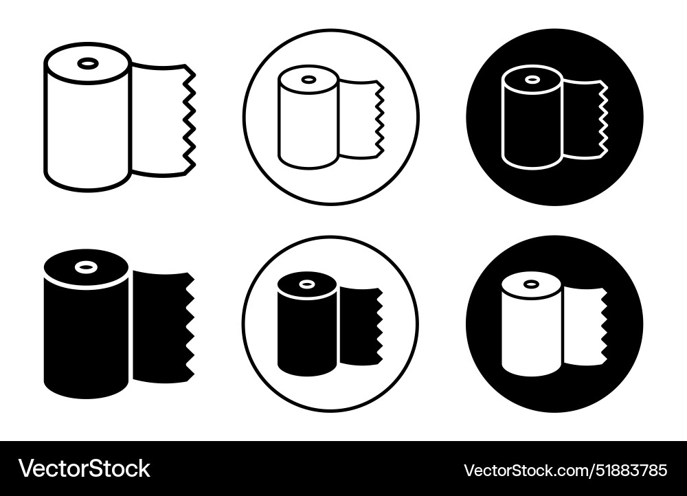 Foil roll icon Royalty Free Vector Image - VectorStock