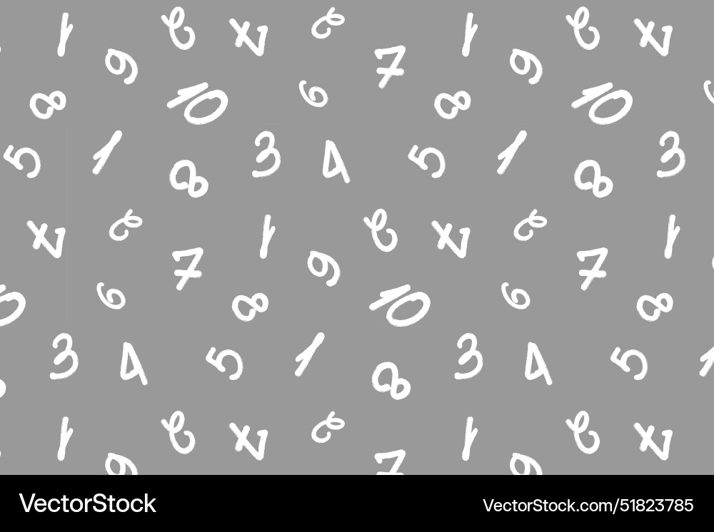 Mathematical pattern on a gray background Vector Image