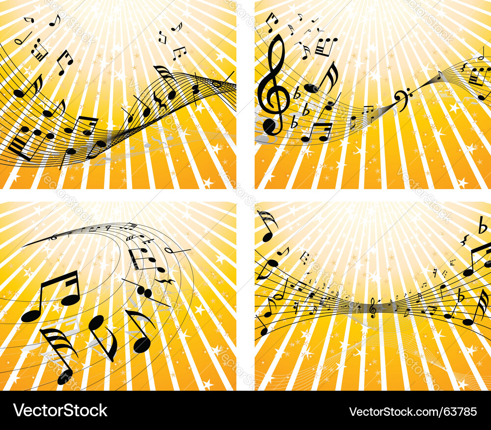 Musical notes Royalty Free Vector Image - VectorStock