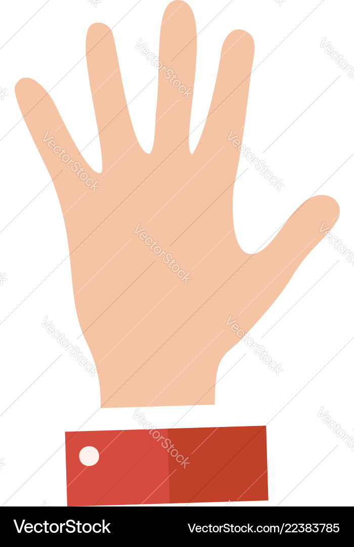 Open empty hands showing different gestures Vector Image