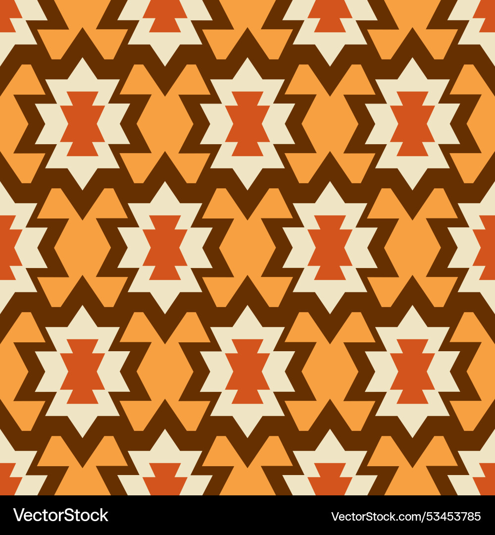 Southwestern aztec seamless pattern navajo print Vector Image