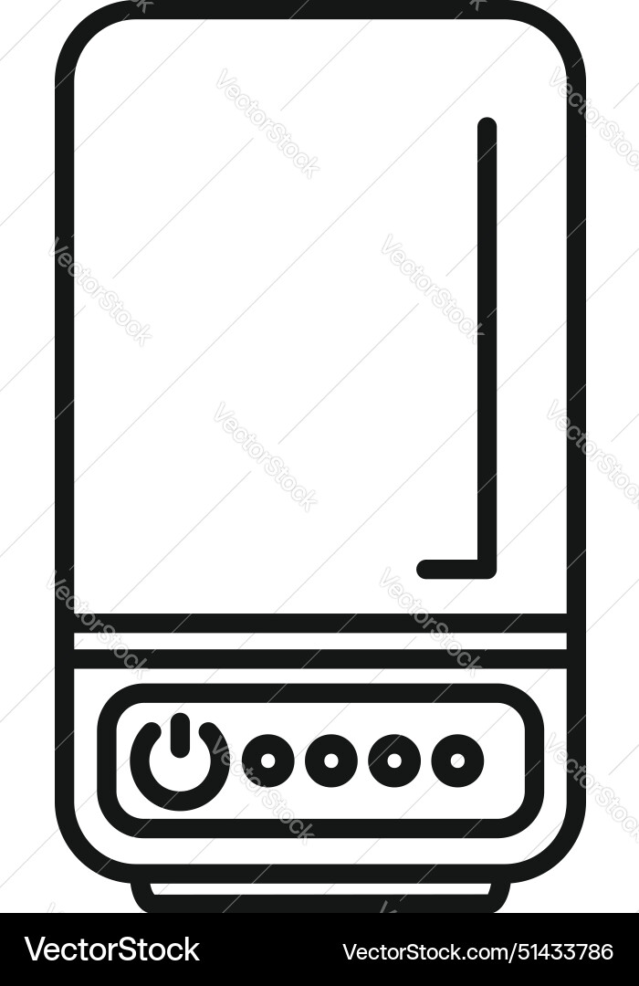 A modern standing air Royalty Free Vector Image