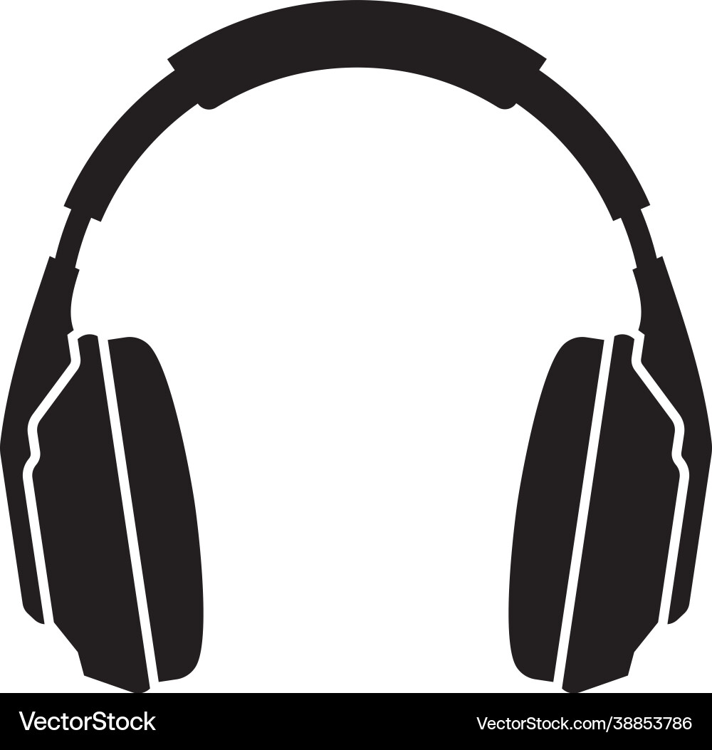 Headphones Royalty Free Vector Image - VectorStock