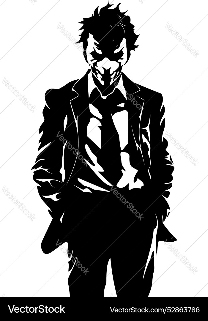 Sinister slash psycho killer logo emblem macabre Vector Image