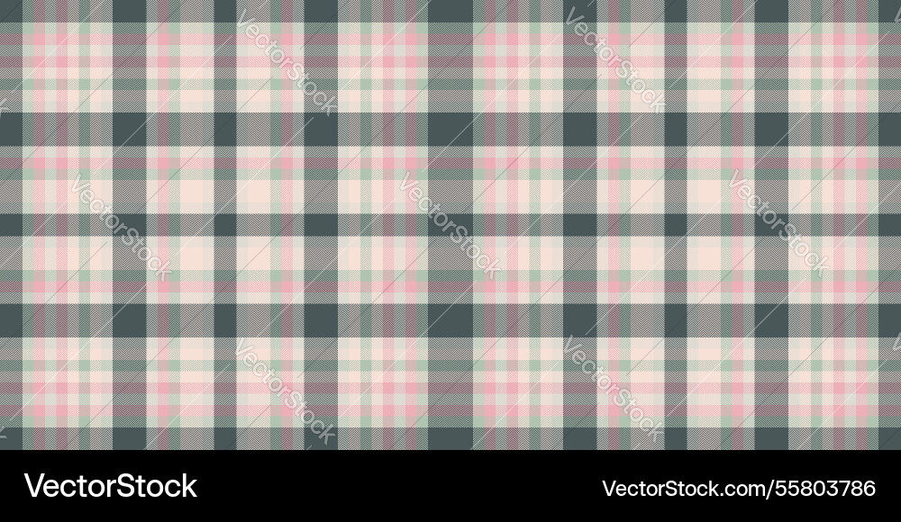 Subtle pastel pink and grey plaid pattern perfect Vector Image