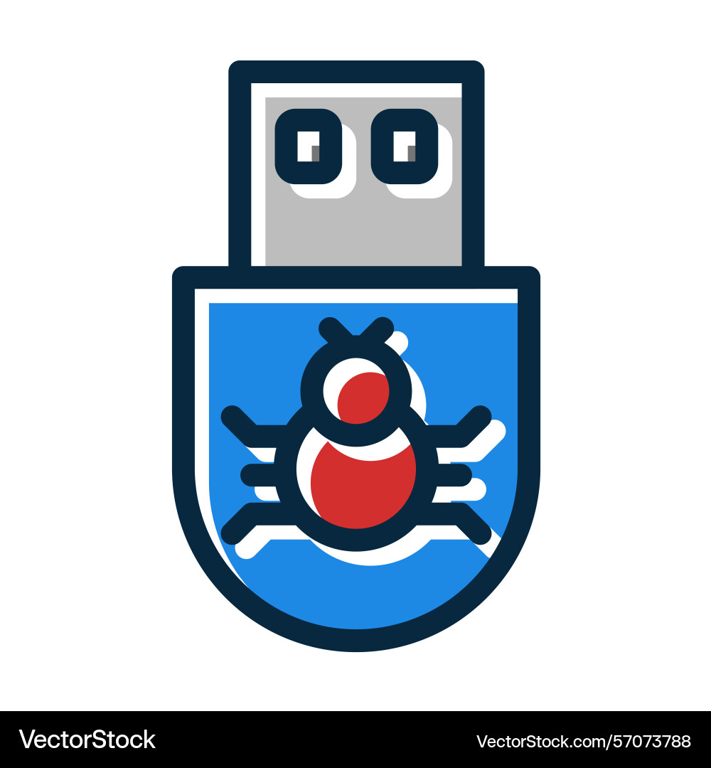 Boot sector thick line filled dark colors icons Vector Image