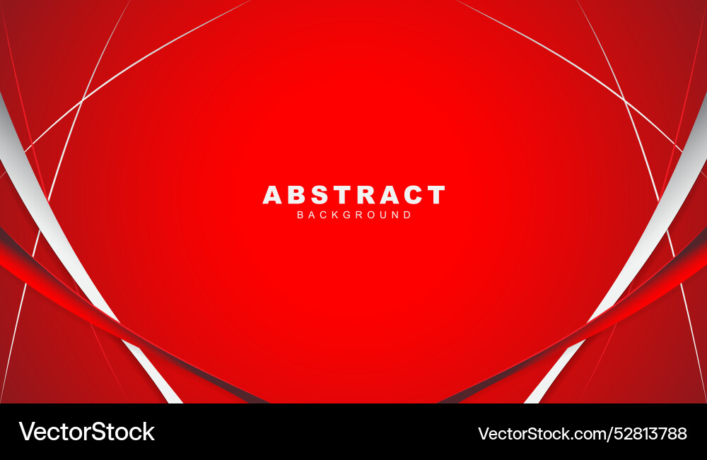 Geometric Red Abstract Background Royalty Free Vector Image