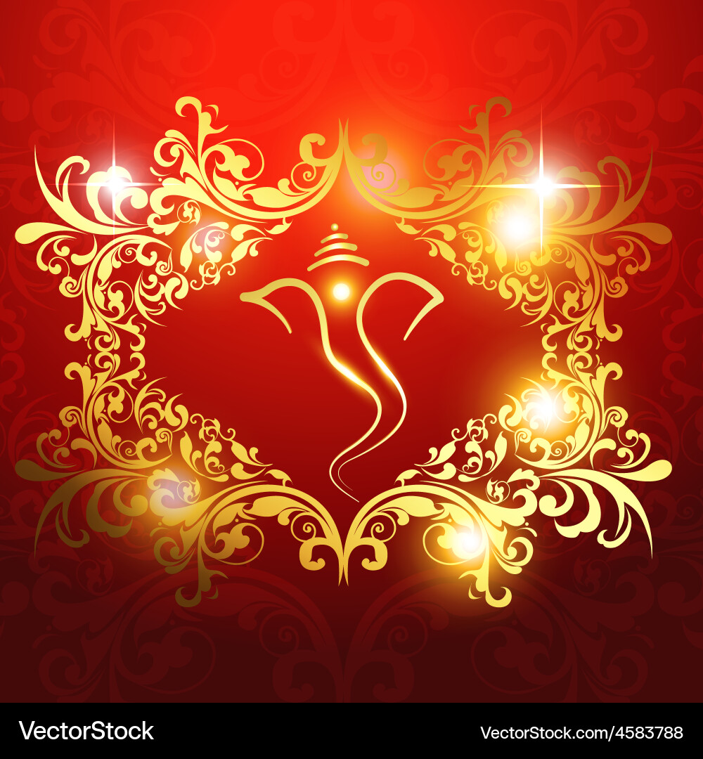 Lord ganesh Royalty Free Vector Image - VectorStock