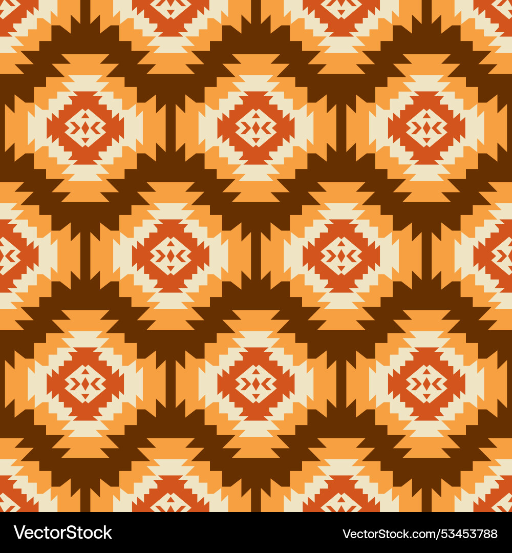 Southwestern aztec seamless pattern navajo print Vector Image