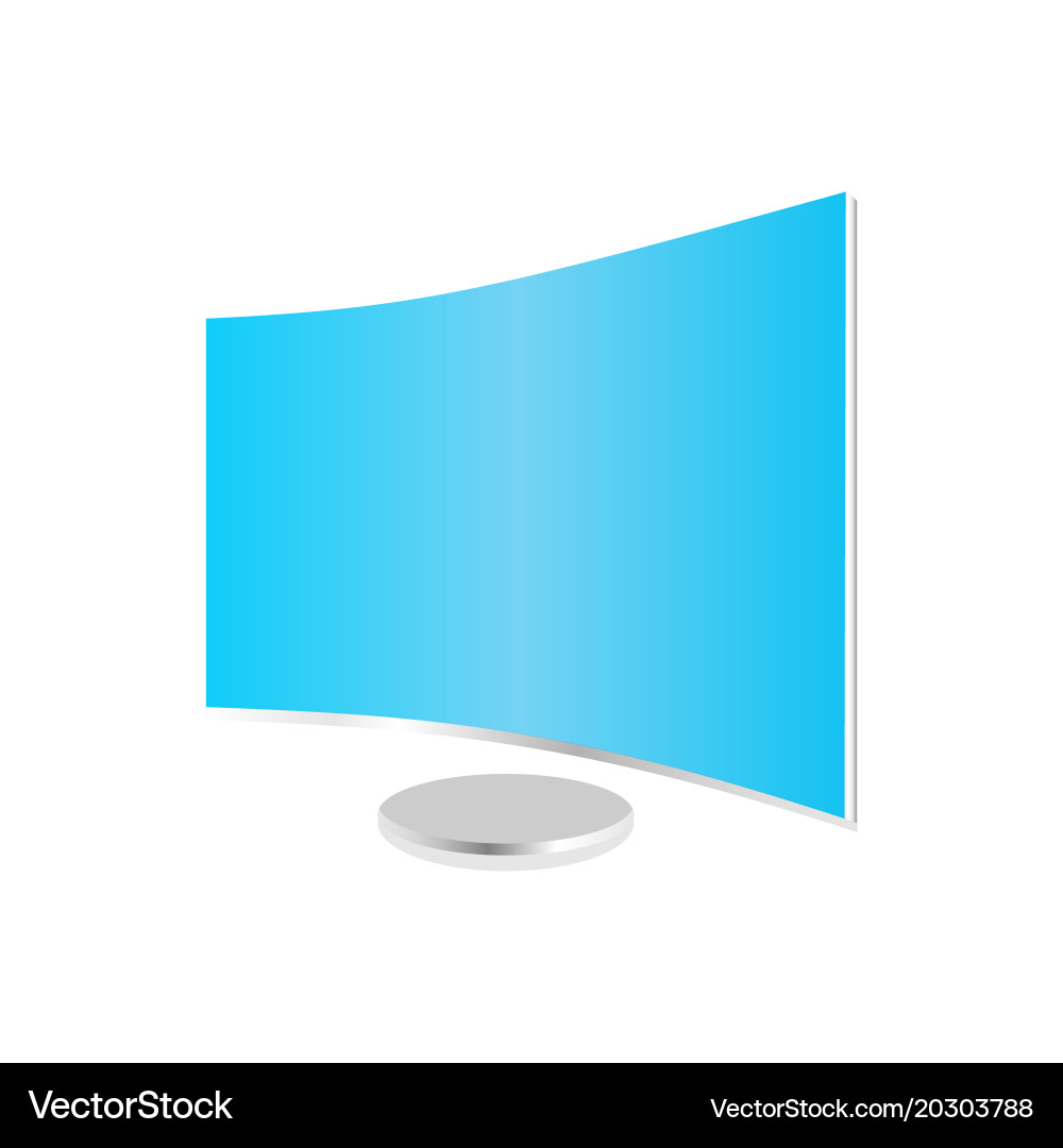 Tv screen Royalty Free Vector Image - VectorStock