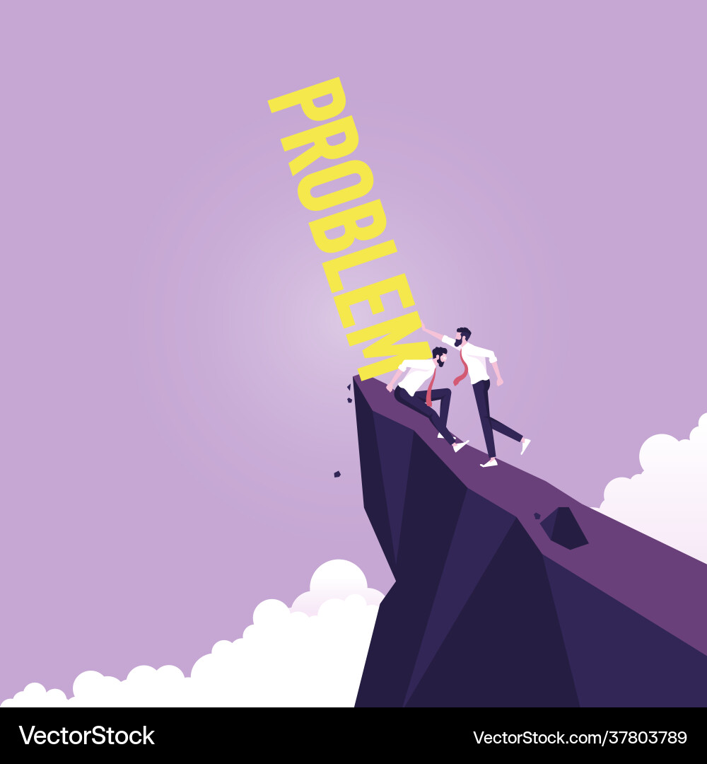 Businessman Overcoming Challenges Royalty Free Vector Image