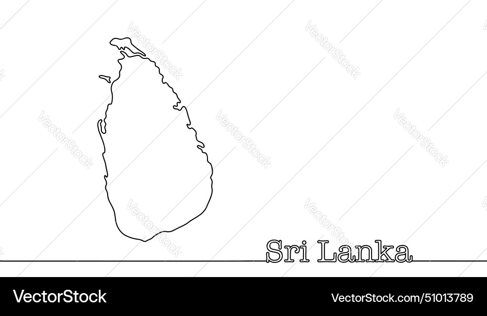 Sri lanka Royalty Free Vector Image - VectorStock
