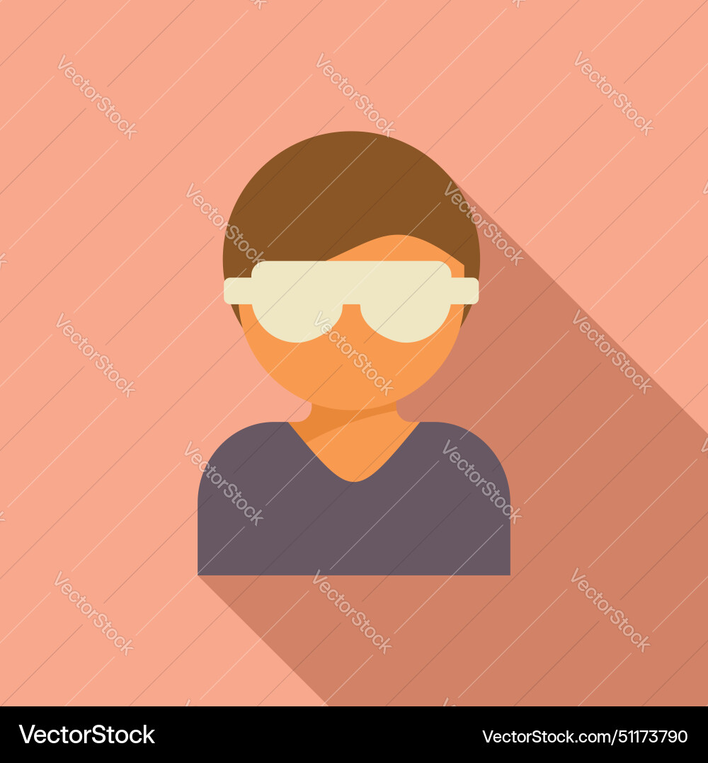 Person with sleeping mask make spiritual practice Vector Image