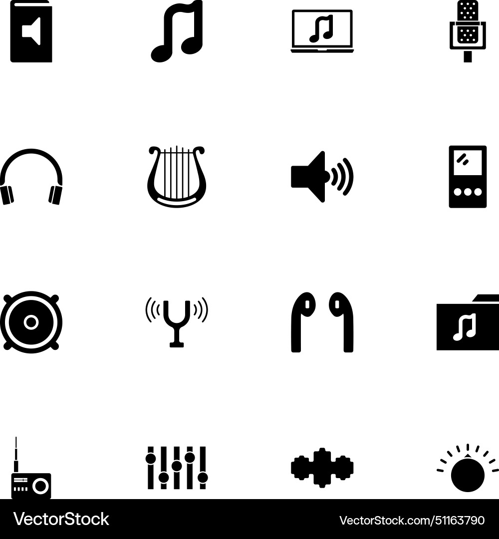 Sound icon - expand to any size change Royalty Free Vector