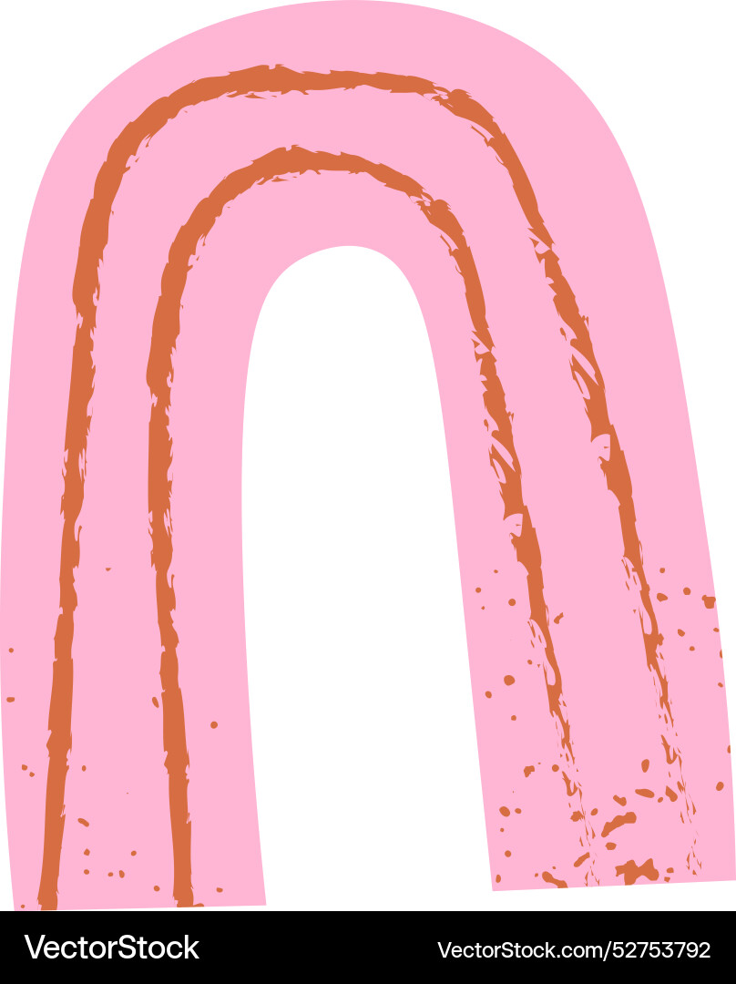 Abstract arch grunge shape Royalty Free Vector Image