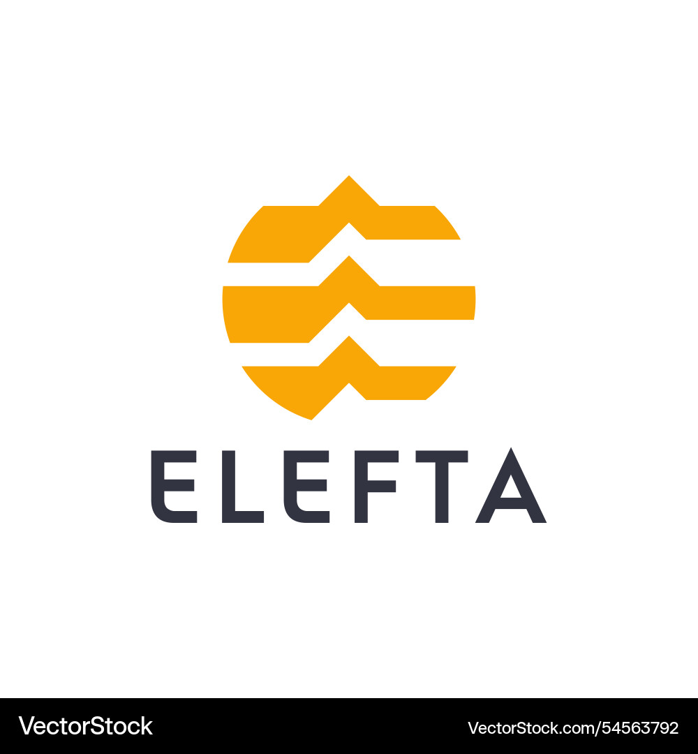 Abstract technology logo Royalty Free Vector Image