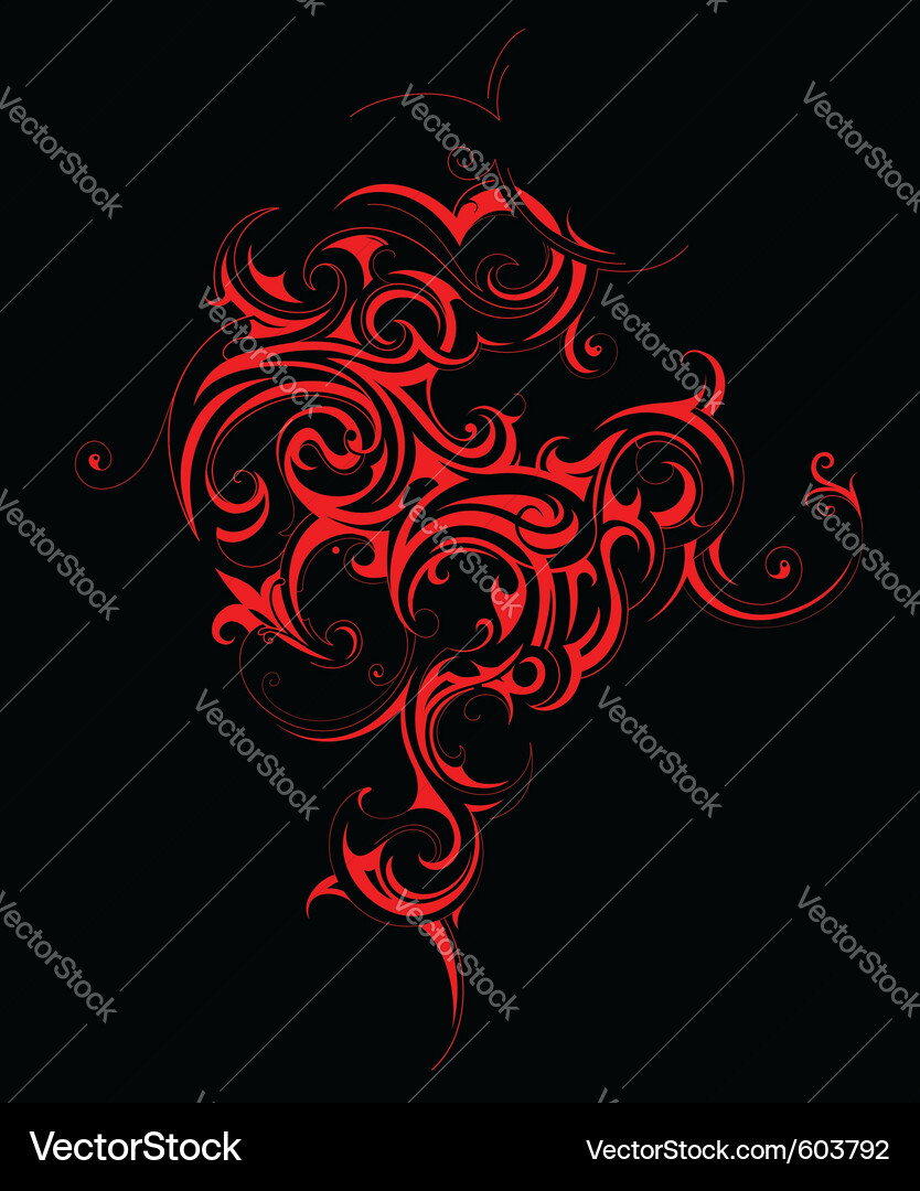 Tattoo ink background Royalty Free Vector Image