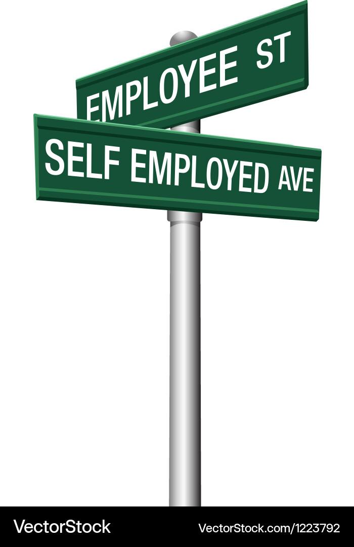 Work & Employment Street Signs Royalty Free Vector Image