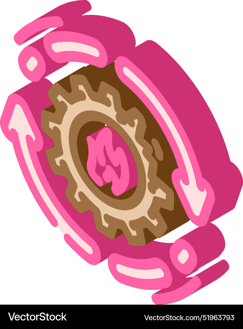 Disaster recovery business process isometric icon Vector Image