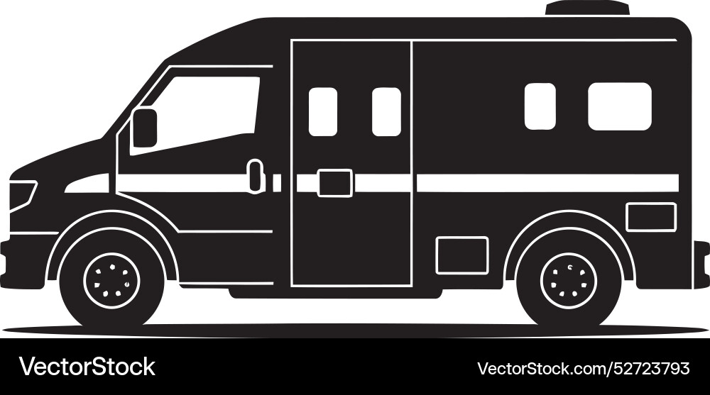 On duty the commitment of ambulance crews Vector Image