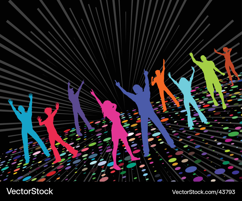 Party people Royalty Free Vector Image - VectorStock