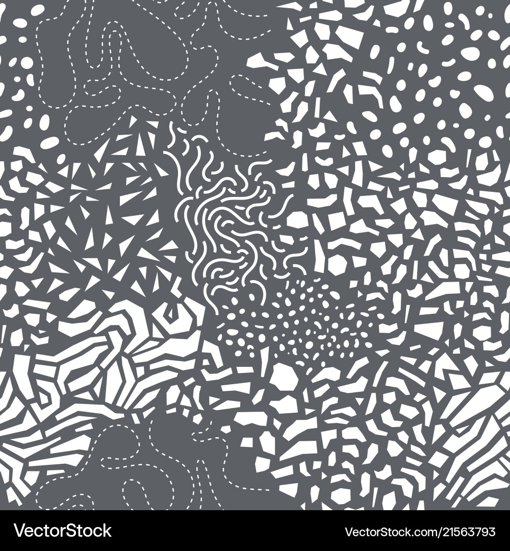 Spliced seamless geometric pattern Royalty Free Vector Image