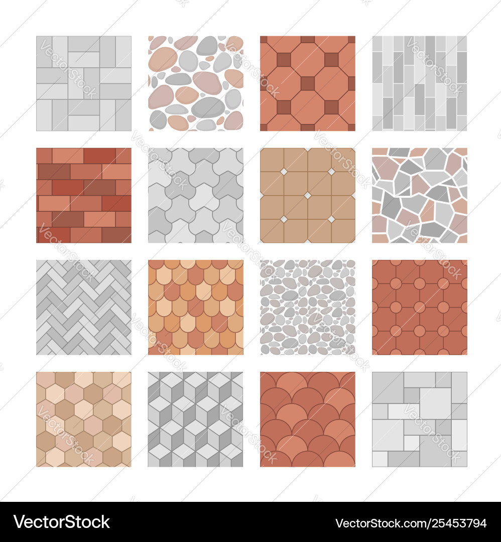 Sidewalk Tile Vector Images (over 1,200)