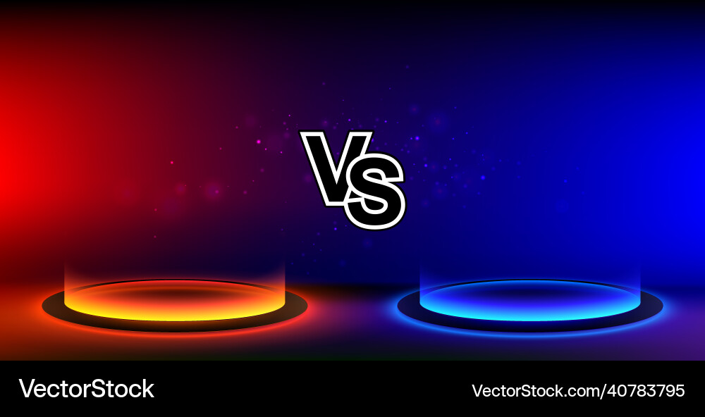 Futuristic versus banner vs template design Vektorbild