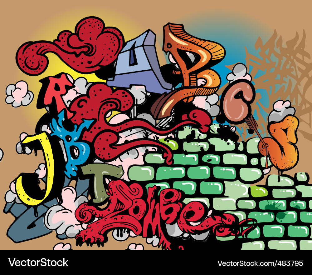 Graffiti elements Royalty Free Vector Image - VectorStock