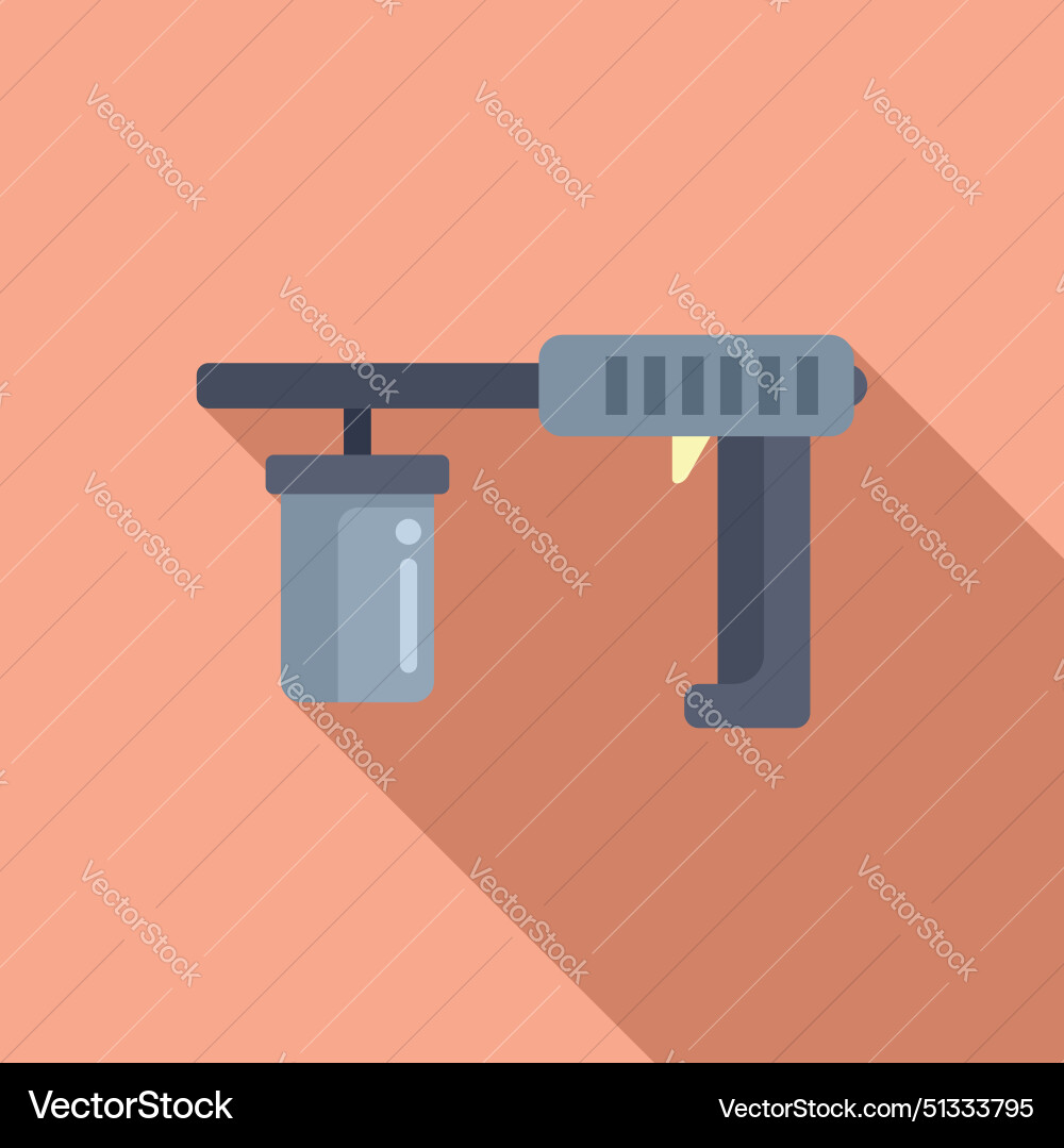 Modern flat design icon of hand drill Royalty Free Vector